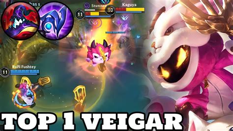 Wild Rift Veigar Top 1 Veigar Gameplay Rank Grandmaster YouTube