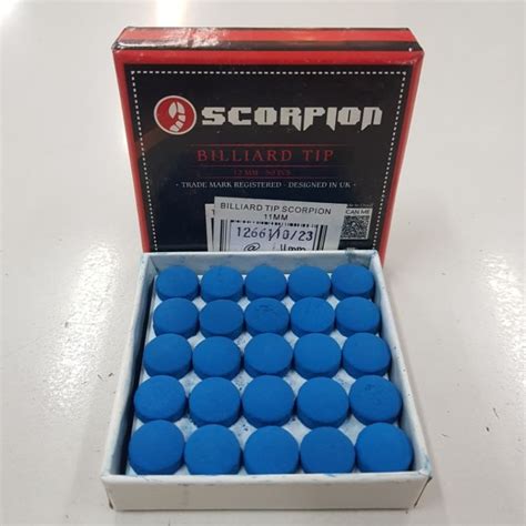Jual Tips Tip Ujung Stick Stik Billiard Biliar Bilyar Scorpion Mm