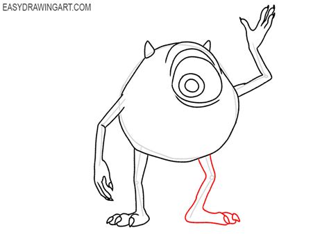 How To Draw Baby Mike Wazowski From Monsters University