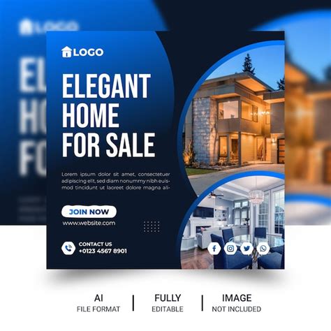 Premium Vector Real Estate Social Media Post Design