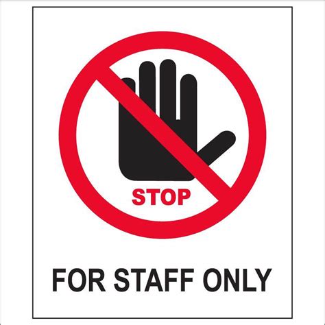 Staff Only Sign Printable Printable Word Searches 40 OFF