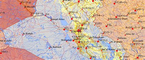 イラク 地図データGISデータのご案内 教育と研究の未来