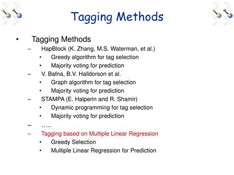 ppt informative snp selection based on multiple linear regression powerpoint presentation id