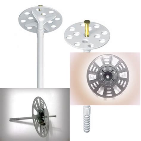 Dibluri Cu Cui Metalic 180 Mm 18 Cm Flanse Pentru Fixare Vata 10