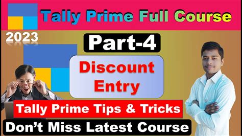 Discount Entry In Tally Prime Tally Prime Me Discount Column Kaise