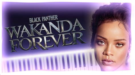 Rihanna Lift Me Up Black Panther Wakanda Forever Piano Tutorial
