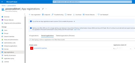 how to connect to ms graph api in powershell poweradd