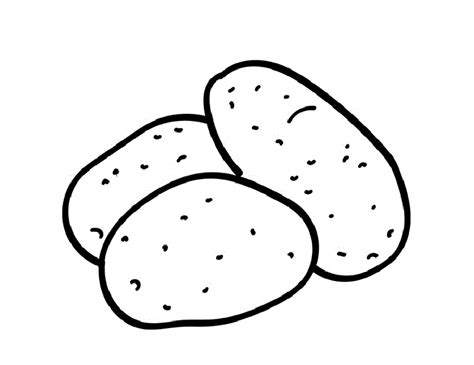 Dibujos de patatas para colorear descargar e imprimir Colorear imágenes