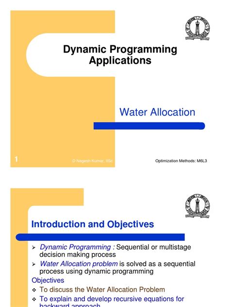 dynamic programming applications water allocation pdf dynamic programming mathematics of