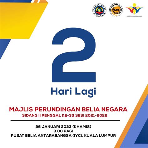 KBSMalaysia On Twitter RT Beliamy 2 HARI LAGI MAJLIS PERUNDINGAN