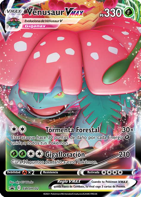 Venusaur VMAX SWSH Promo 102 TCG WikiDex la enciclopedia Pokémon
