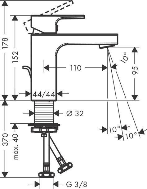 Hansgrohe Vernis Shape Bateria Umywalkowa Czarna 100 Domni Pl