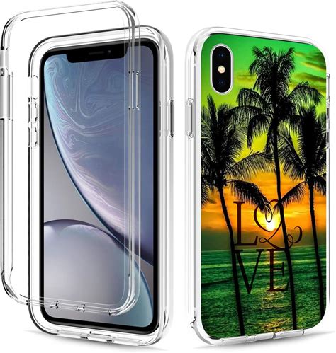 Rossy Carcasa Para Iphone Xs Max A Prueba De Golpes Doble Capa