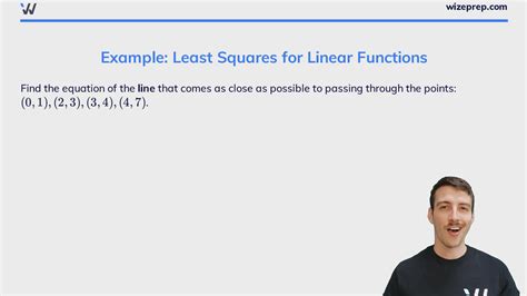 least squares approximation wize university linear algebra textbook wizeprep
