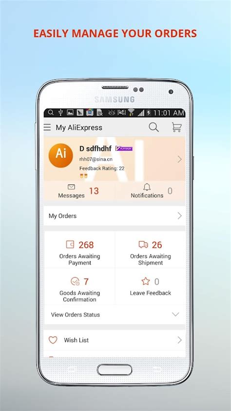 Aliexpress Shopping App Screenshot