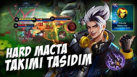 UZUN ZAMAN SONRA 5 HARD MAÇ CLAUDE ALTIN KORİDORU MLBB YouTube
