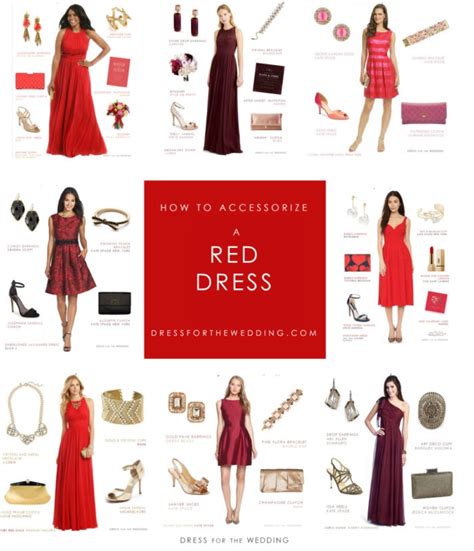 How To Accessorize A Red Dress Dress For The Wedding