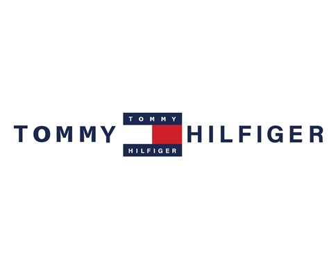 Tommy Hilfiger Symbol Logo Red And Blue With Name Clothes Design Icon