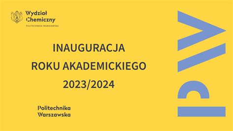 Uroczysta Inauguracja Roku Akademickiego Na Wydziale