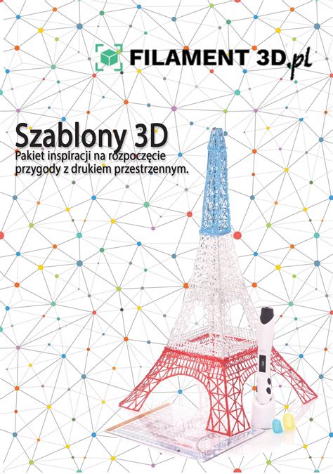 Szablony drukowane dla długopisu 3D Folder A5 8 szablonów Sklep