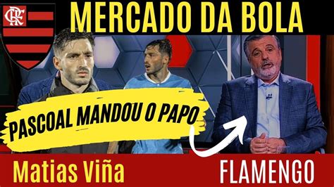 FLAMENGO INICIA NEGOCIAÇÕES POR MATIAS VIÑA PASCOAL MANDOU O PAPO