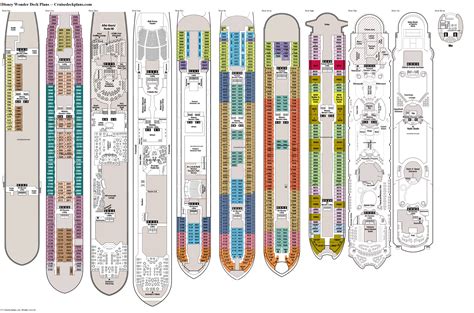 Disney Wonder Deck Seven Deck Plan Tour