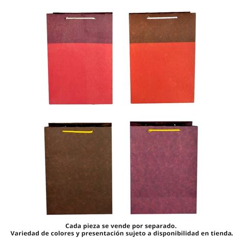 Bolsa Para Regalo Dipak Kraft Mediana Varios Colores 1 Pieza Walmart