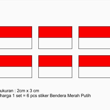 Jual Stiker Bendera Merah Putih Cutting Sticker Jakarta Pusat V J