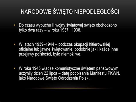 PPT Narodowe Święto Niepodległości PowerPoint Presentation free