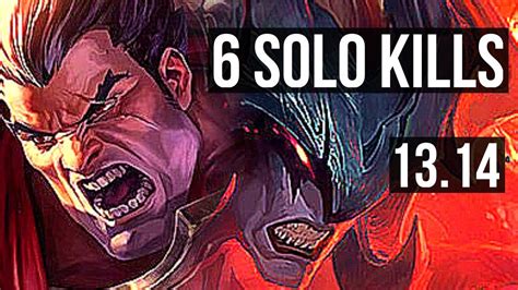 Darius Vs Aatrox Top Solo Kills M Mastery Games