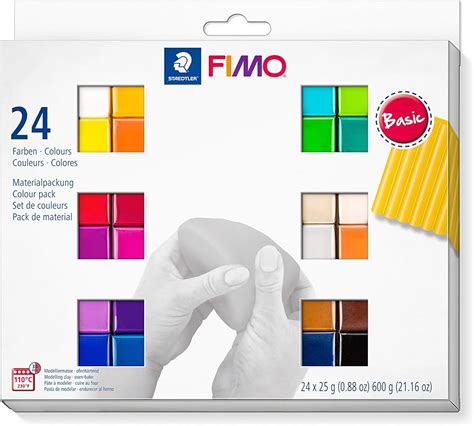 FIMO Modeling Clay Set Soft Clay 12 Colours Brilliant Item