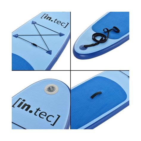 In Tec Prancha Stand Up Paddle X X Cm Azul Kit Completo