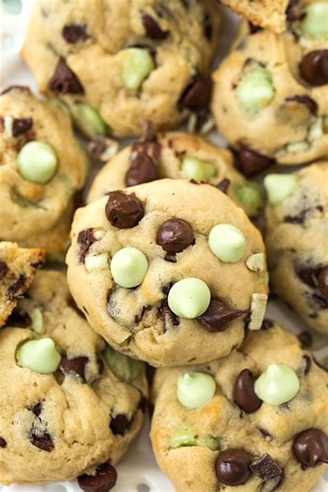 Mint Chocolate Chip Cookies Gal On A Mission