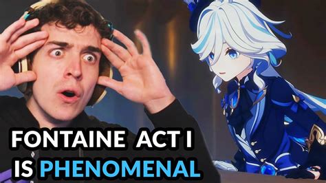 ABSOLUTELY PHENOMENAL Fontaine Archon Quest Act 1 Genshin Impact 4 0