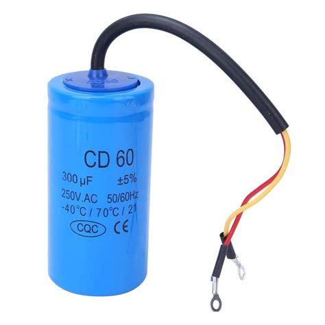 Condensateur de Démarrage CD60 Condensateur Moteur 300uf Condenseur en
