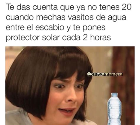 Te Das Cuenta Que Ya No Tenes Cuando Mechas Vasitos De Agua Entre El