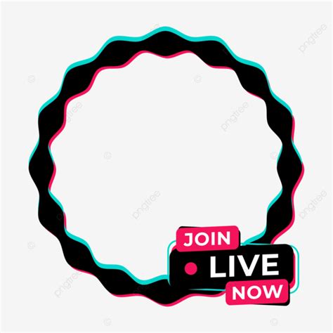 Circle Frame Live Vector Live Circle Stream PNG And Vector With
