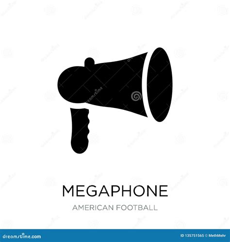ícone Do Megafone No Estilo Na Moda Do Projeto Ícone Do Megafone
