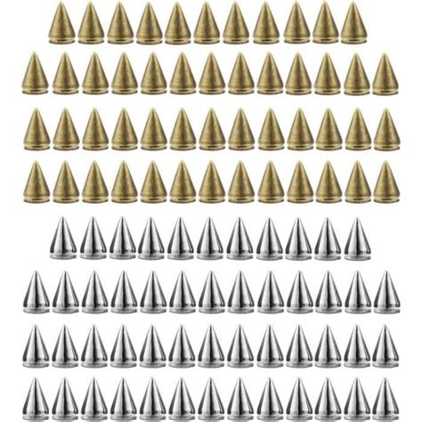 Rivet Cône Clous 100 Pièces Rivets Cône De Style Punk Rivets Cuir