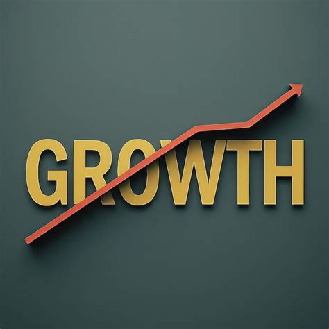 Signo De Flecha De Crecimiento Rendering 3D Vector Premium