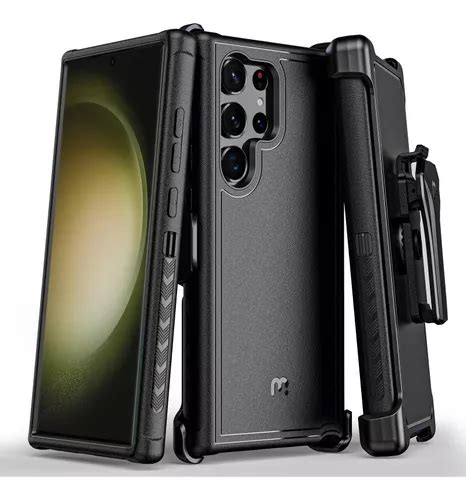 Funda Para Samsung Galaxy S23 Ultra Diseño Clip Uso Rudo Neg Envío gratis