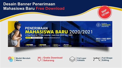 Tutorial Corel Draw X7 69 Membuat Desain Banner Mahasiswa Baru YouTube
