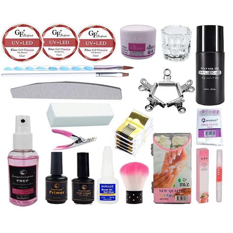 Kit Unhas Gel Acrygel Porcelana Fibra De Vidro Submarino