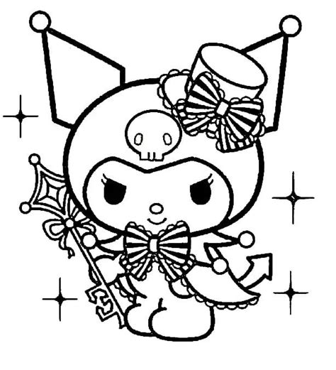 Top Best Printable My Melody And Kuromi Coloring Pages Today
