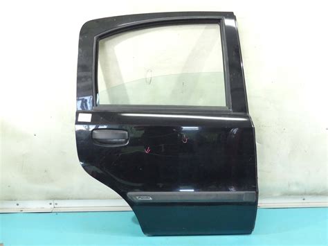 DRZWI TYŁ PRAWE FIAT PANDA II HB 5D CZARNY 601 F 13815789631