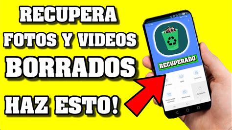 COMO RECUPERAR FOTOS Y VIDEOS BORRADOS POR ERROR EN UN MOVIL Android O