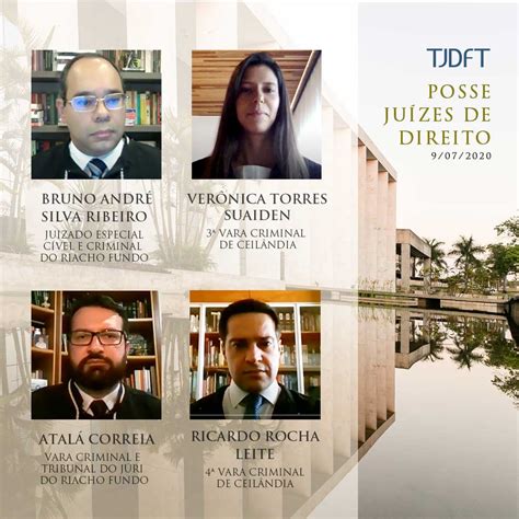 Presidente do TJDFT dá posse a Juízes de Direito em cerimônia por