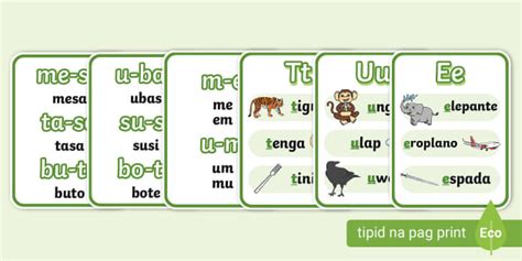 Marungko Approach Flash Cards E T U Philippines Twinkl