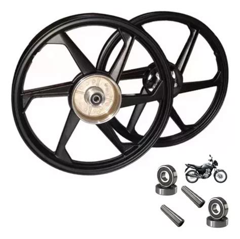 Roda Liga Leve Cg 150 Titan 04 À 2013 Freio A Disco Par Parcelamento