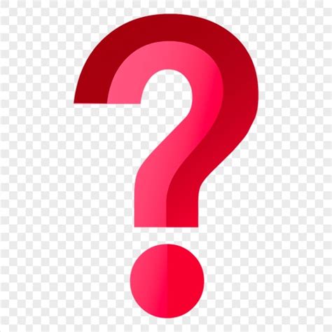 Red Question Mark Vector Icon Sign Symbol Citypng